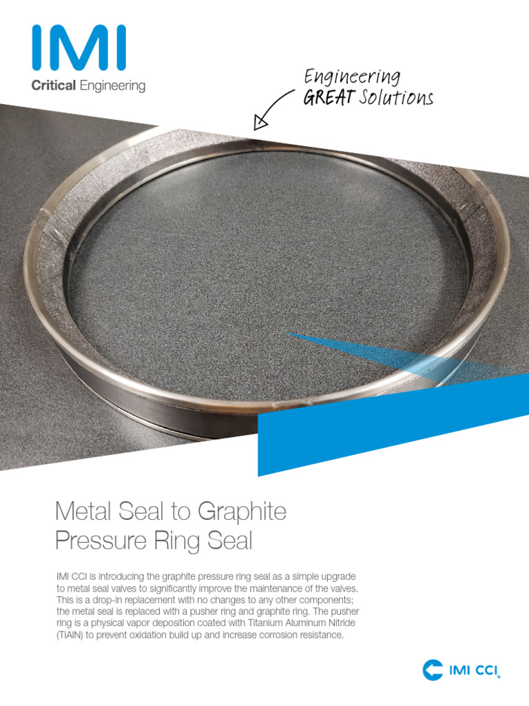 Graphite Pressure Ring Seal Benefits | PDF | Metals | Graphite