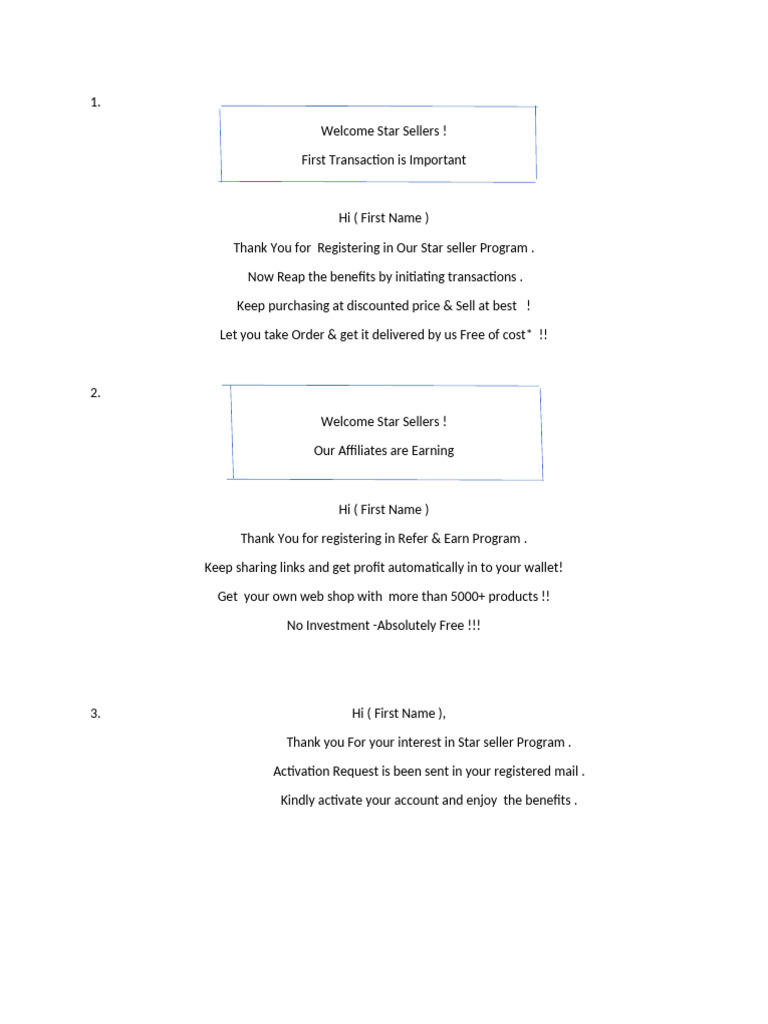 Broad Cast Messages | PDF