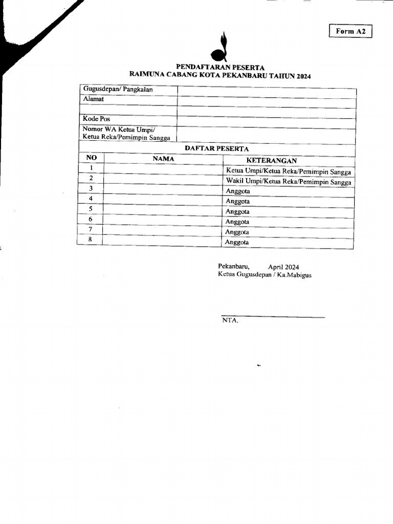 Formulir Pramuka | PDF