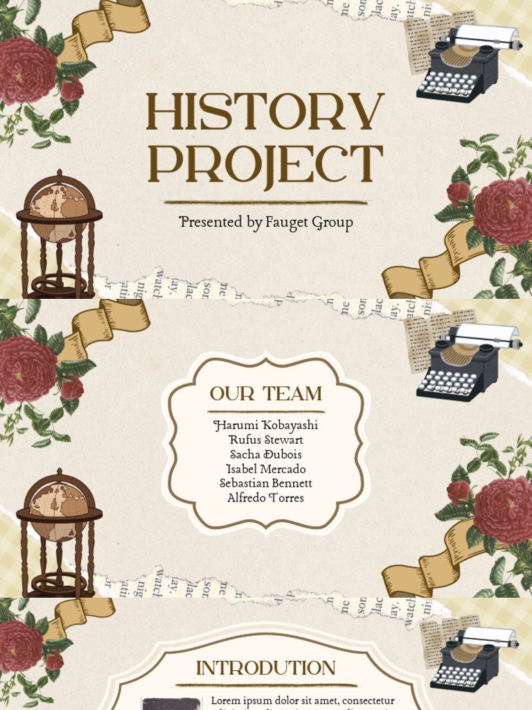 Brown and Beige Vintage History Project Presentation - 20250725 ...
