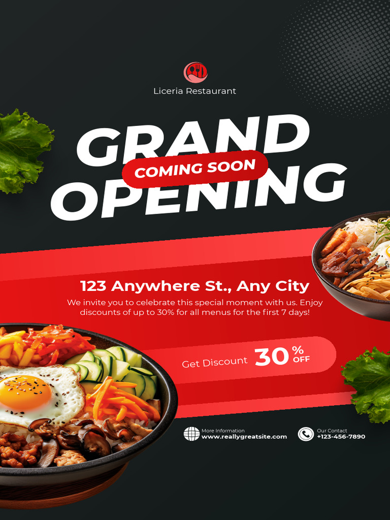 Pamflet Grand Opening Makanan | PDF