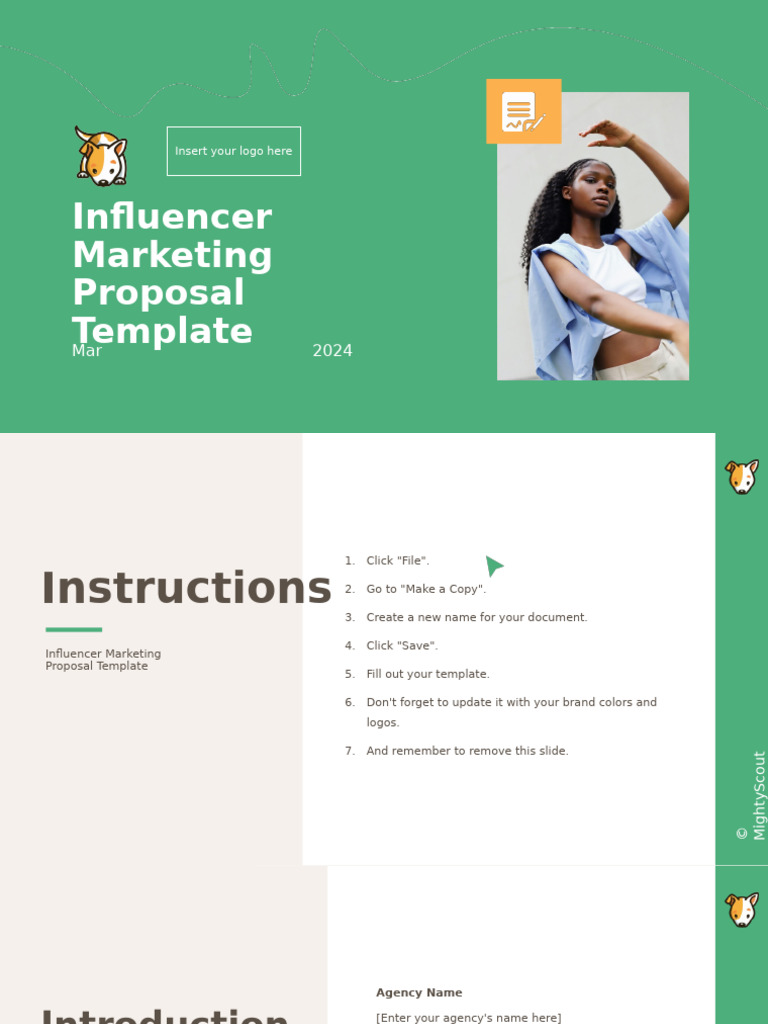 Influencer Marketing Proposal Template | PDF | Strategic Management ...
