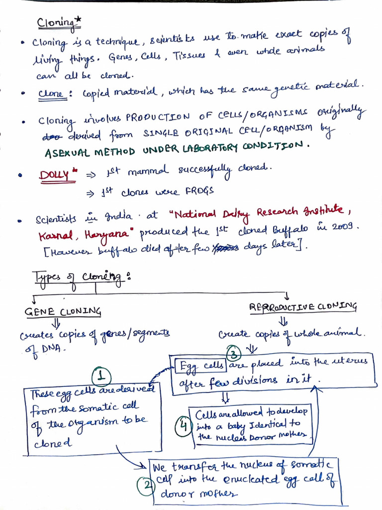 Biotech Notes (Lecture 10 - Prahar 2025) | PDF