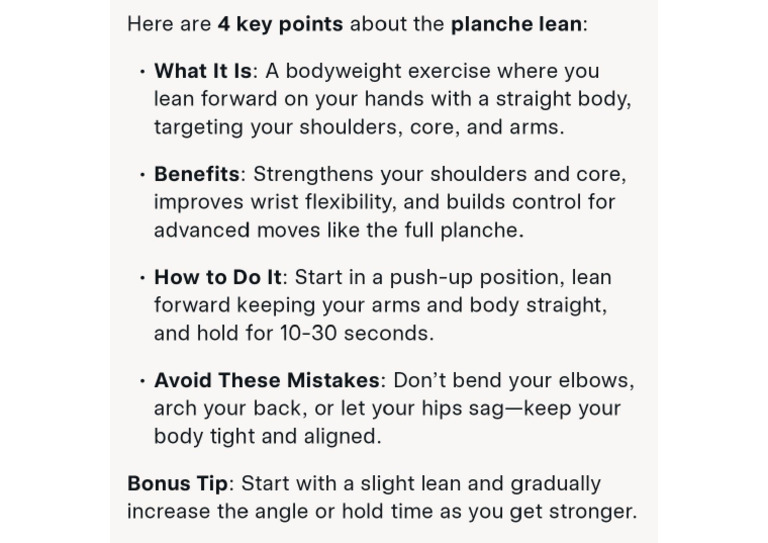 Planche Lean | PDF