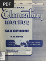 Rubank Elementary Method Cornet Trumpet | PDF