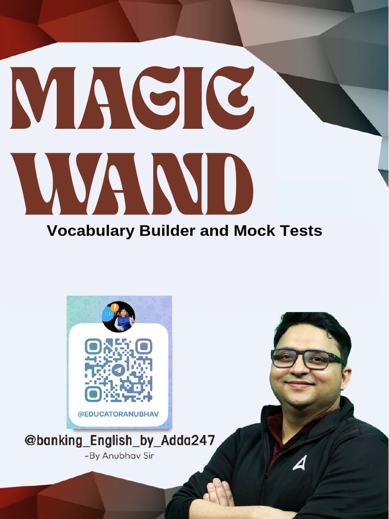 Magic Wand - Practice Questions and Vocabulary Builder | PDF | Adjective