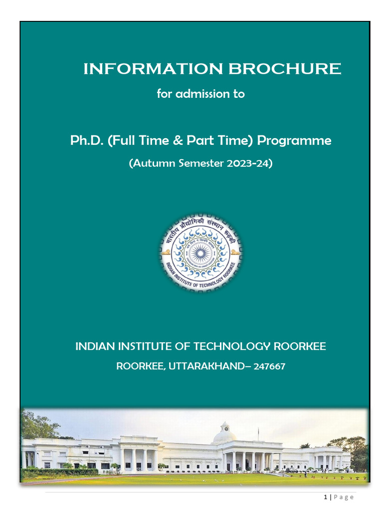 Ph.D. IB Aut 2023 | PDF | Doctor Of Philosophy | Academic Degree