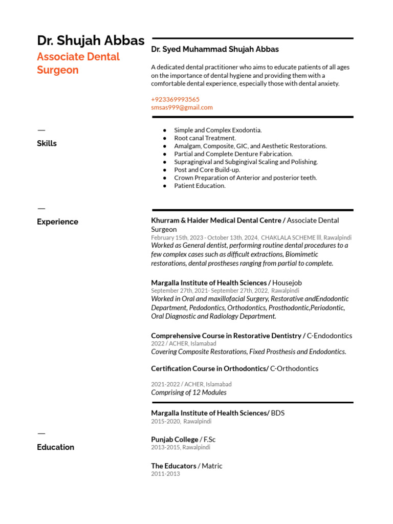 Resume 5 | PDF