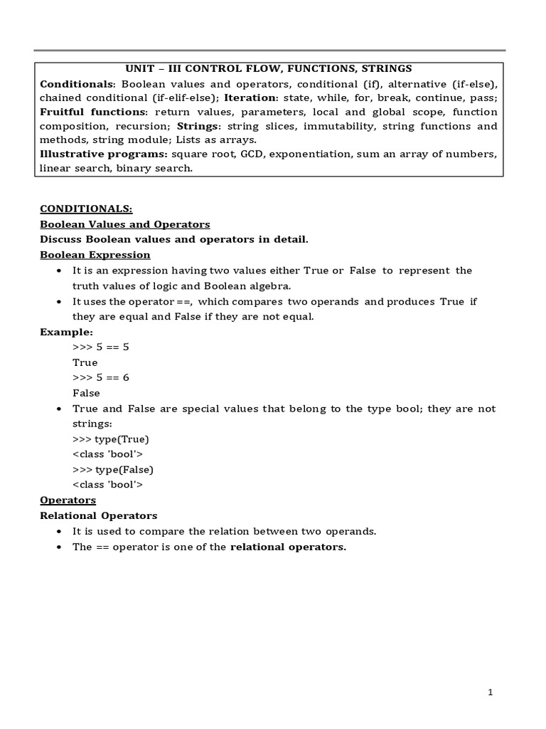 Ge3151-Problem Solving and Python Programming - 833594520-Unit 3 | PDF | Parameter (Computer ...