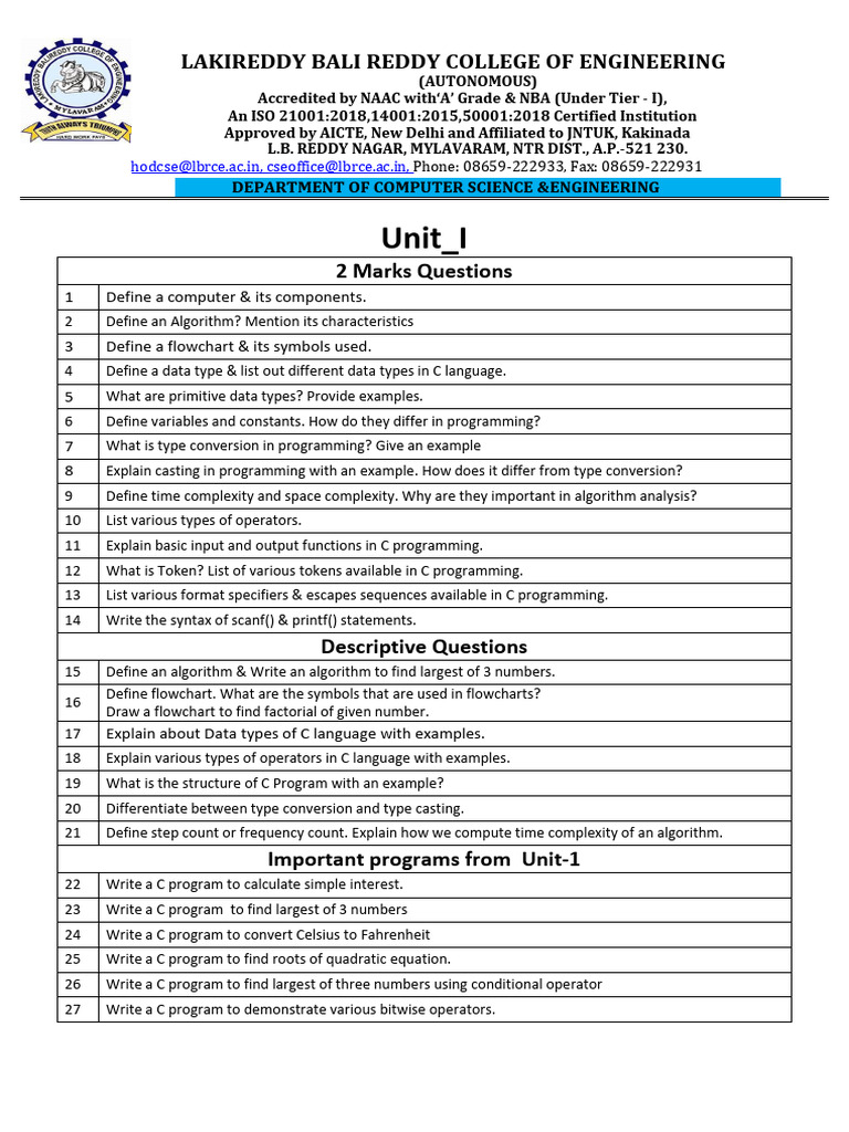 C Programming Concepts and Exercises | PDF | Control Flow | Mathematics