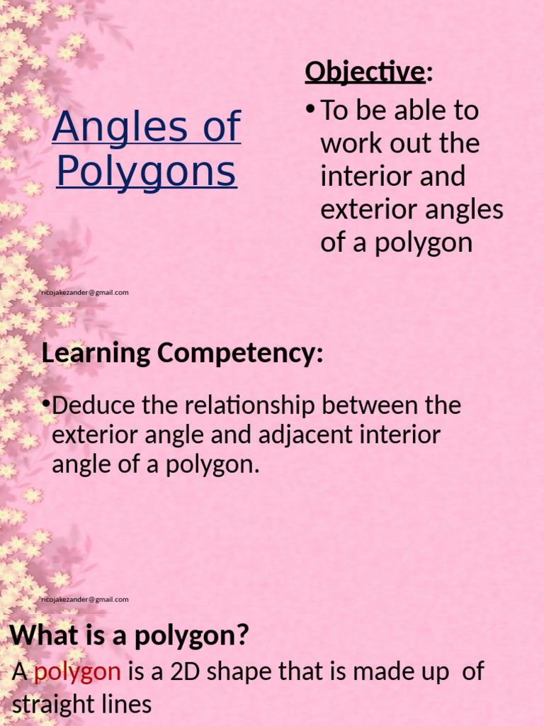 Understanding Polygon Angles | PDF | Triangle | Polygon