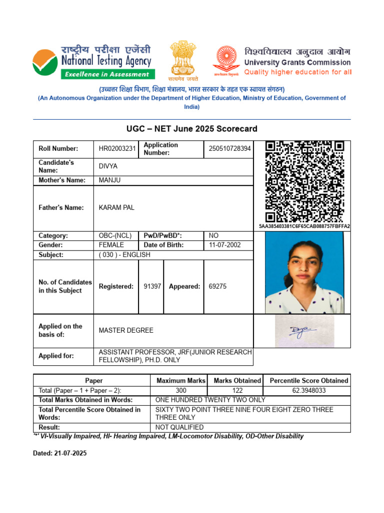 University Grants Commission (UGC) - NET - India 4 | PDF