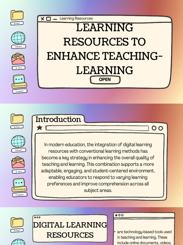 Digital Learning Resources | PDF
