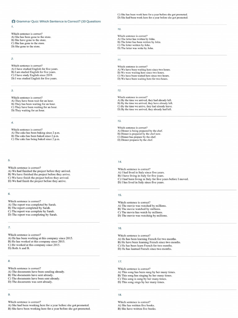 Collage Quiz B1 | PDF