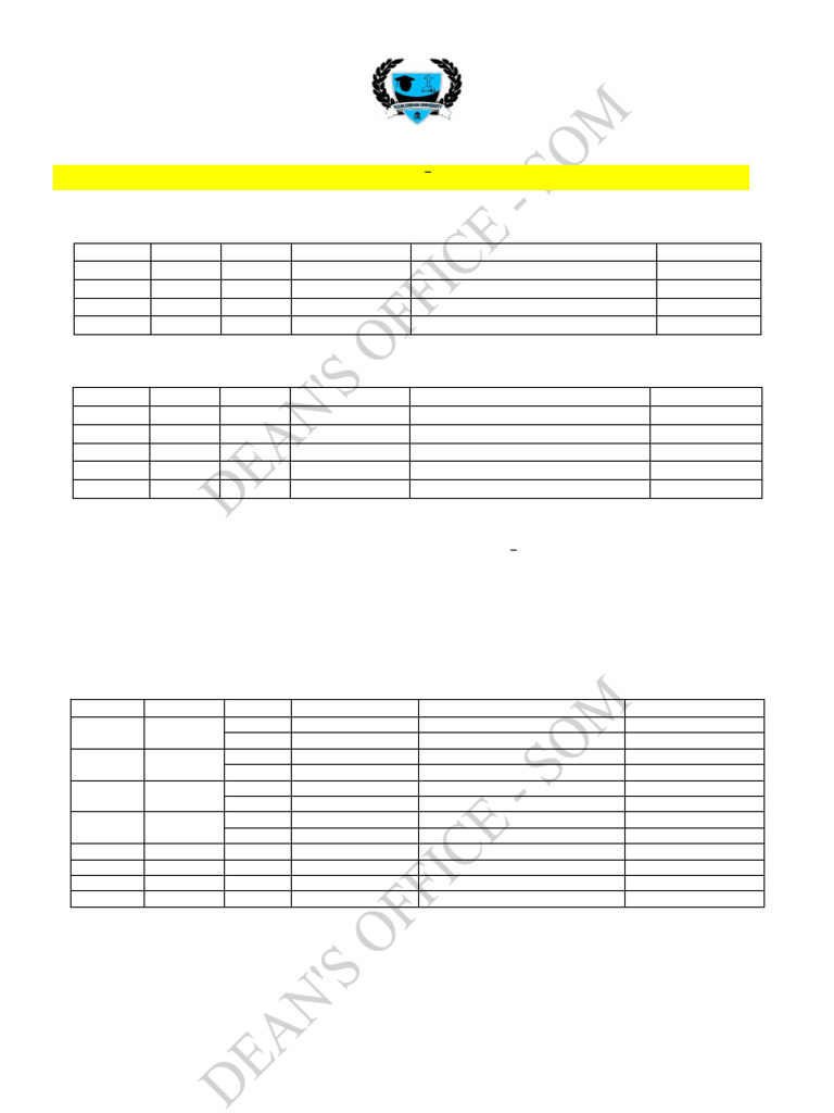 Som - Second Attempt July - 2025 Final Exam Timeable | PDF | Academic ...