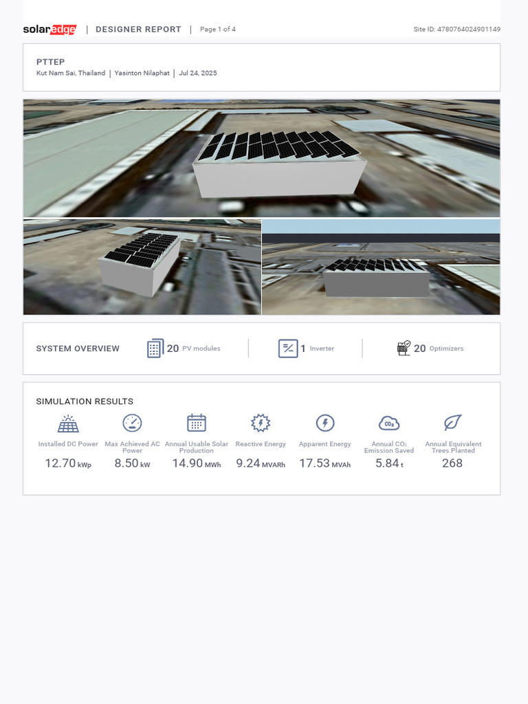PTTEP solar edge ที่จอดรถ | PDF | Photovoltaics | Sun