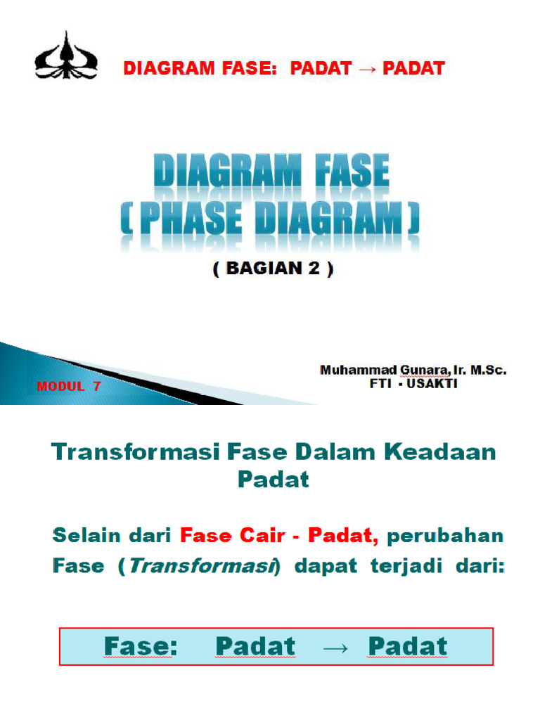 Modul 7b. Diagram Fasa Padat - Padat | PDF