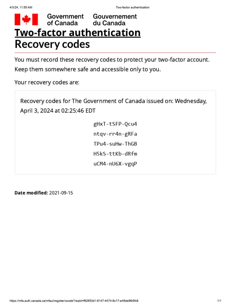 Balsingh Recovery Codes | PDF