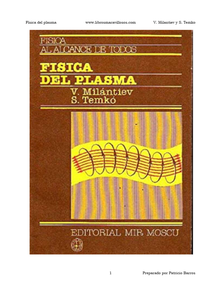 Fisica Del Plasma | PDF | Radiación | Plasma (Física)