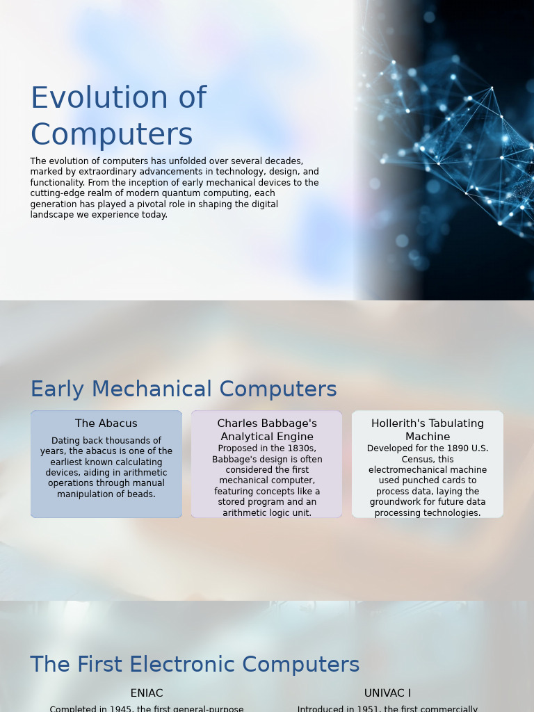 Evolution of Computers | PDF | Computing | Personal Computers