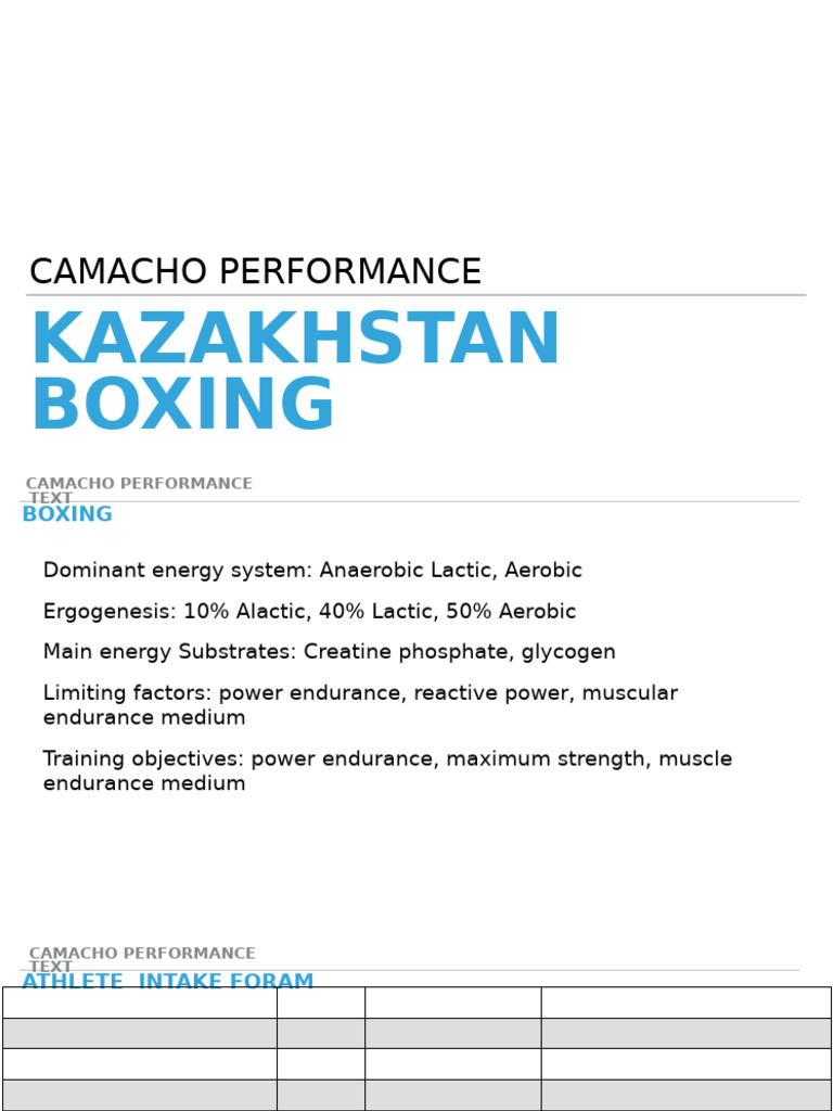 Kaz Boxing | PDF