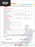 Mamelodi Sundowns Trial Entry Forms 2025 | PDF