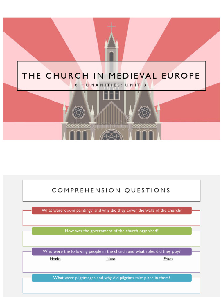 The Church in Medieval Europe | PDF | Pilgrimage