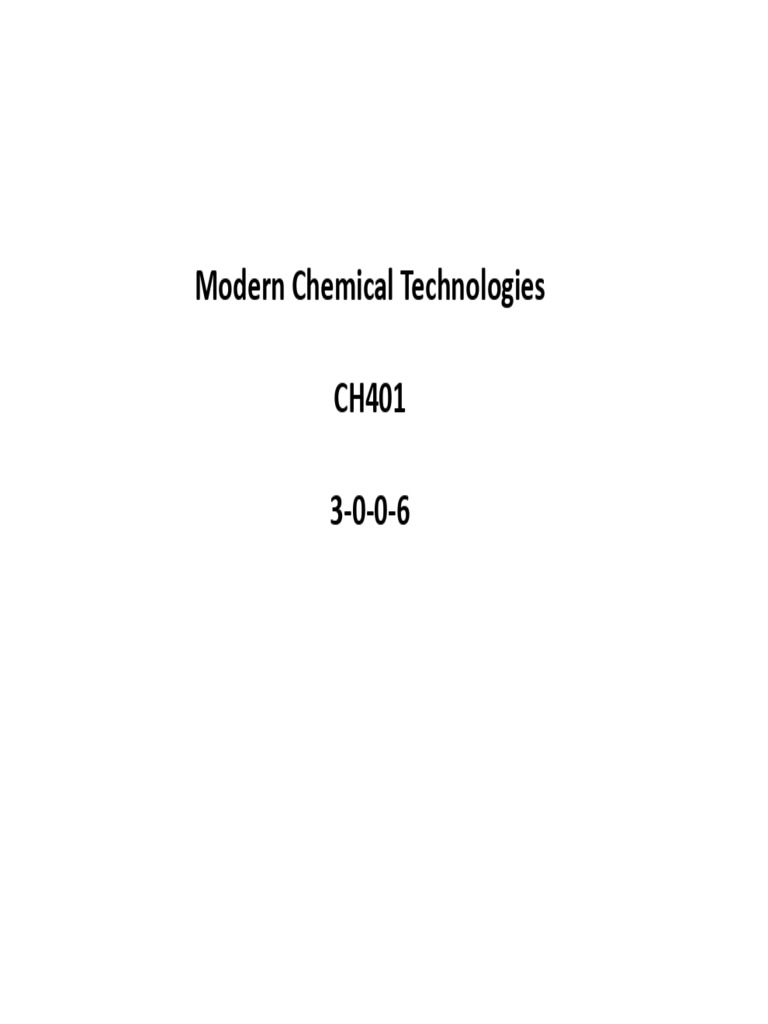 Modern Tech in Specialty Chemicals | PDF | Fine Chemical | Chemical ...
