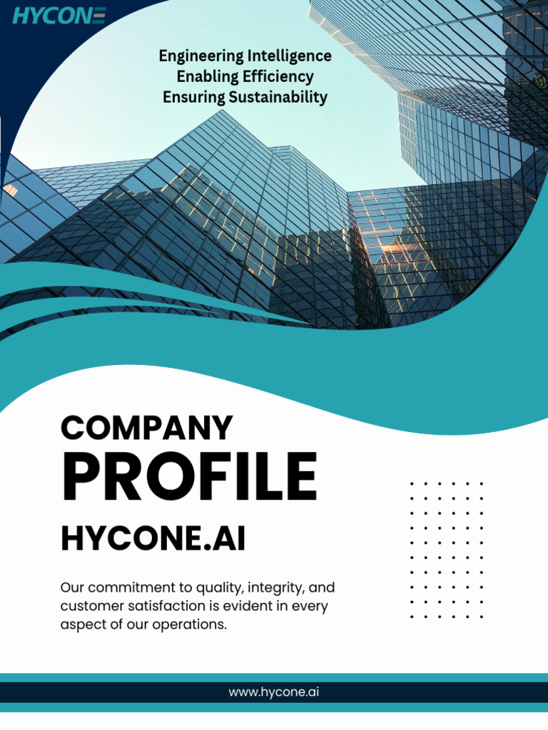 Company Profile Hycone - Ai Updating Format | PDF | Internet Of Things | Artificial Intelligence