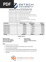 Allen Fee Structure | PDF