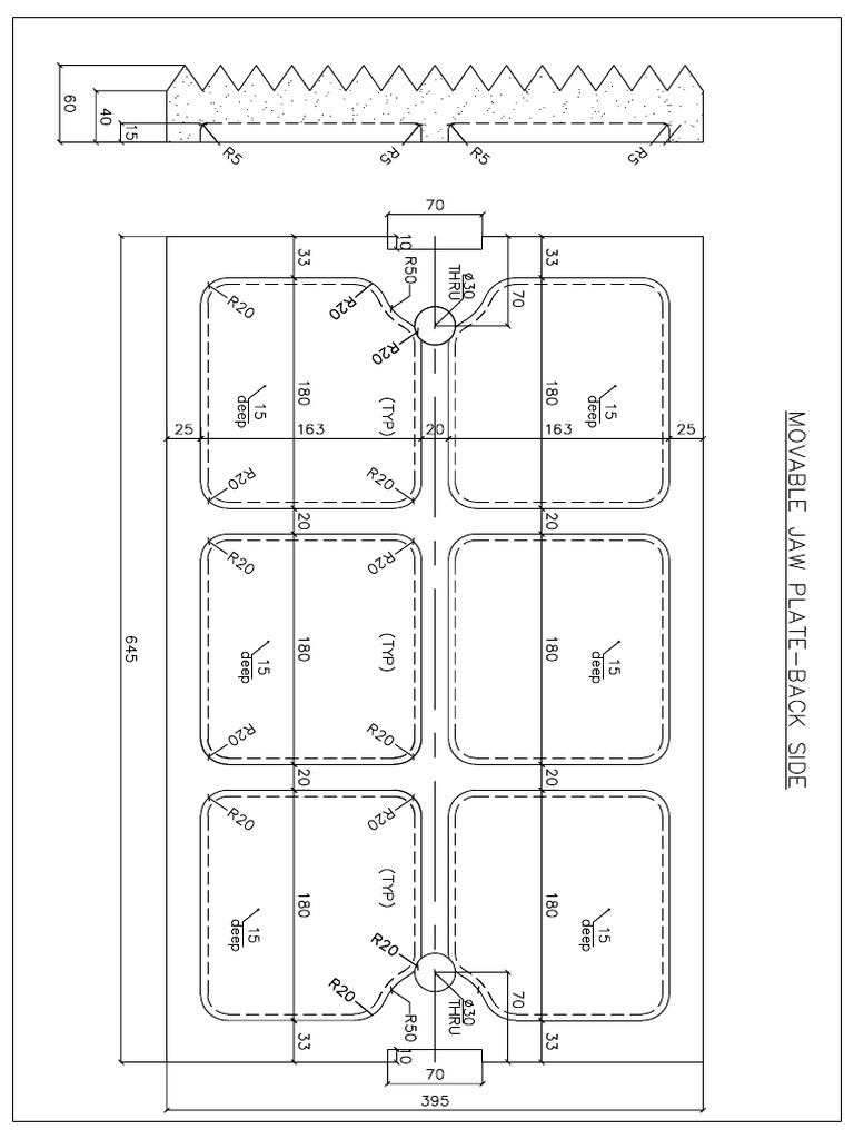 Movable Jaw Plate Back Side | PDF