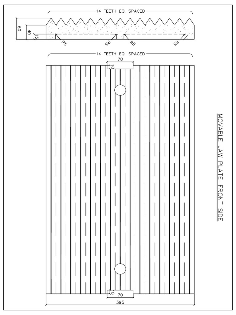 Movable Jaw Plate-Face Side | PDF