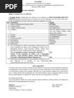 Updated Format of Form DIR-2 - Taxguru - in | PDF | Public Law | Common Law