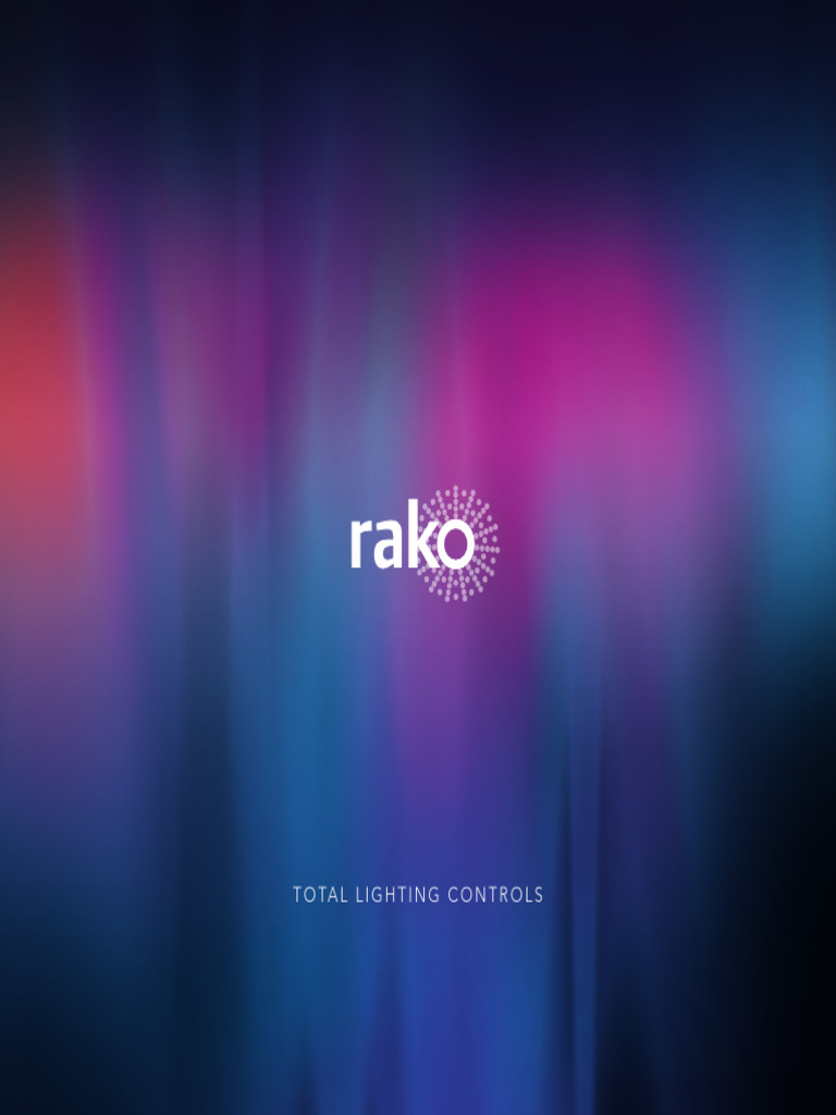 Rako Wire & Wireless Automation - Uk | PDF | Lighting | Light Emitting ...
