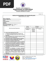 DepEd Annex C-2 Requirements Checklist | PDF