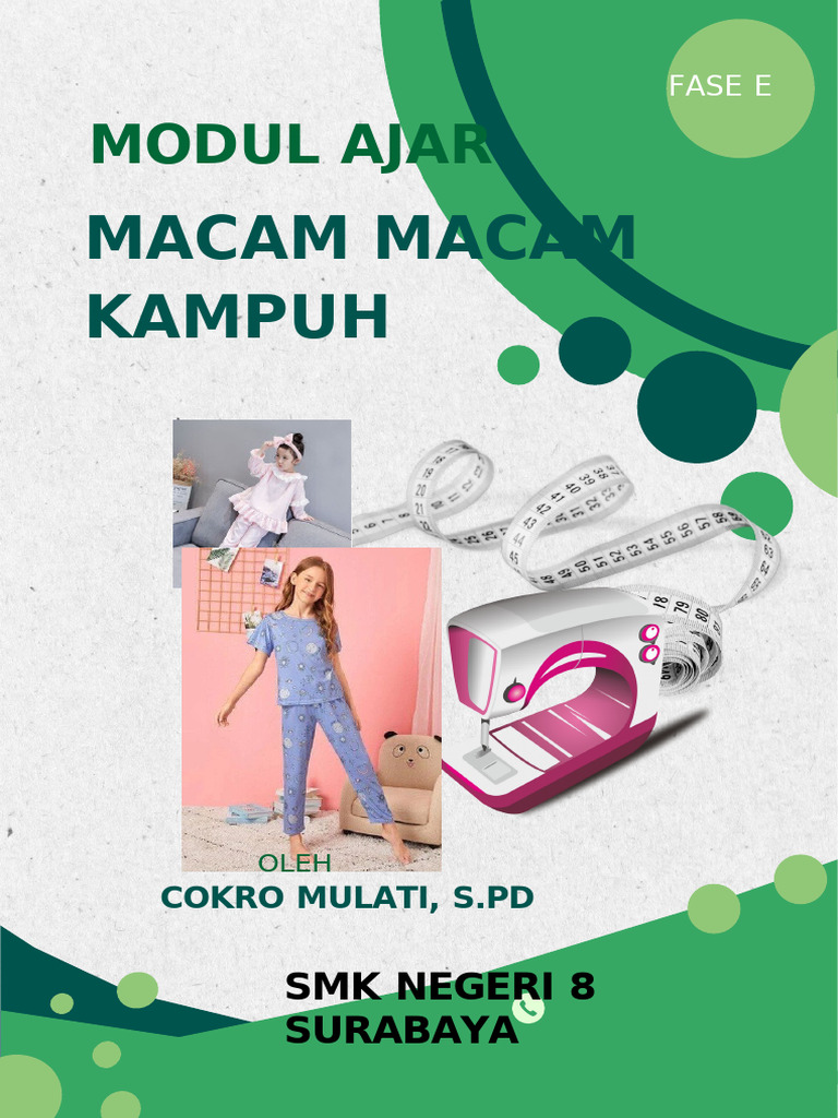 Modul Ajar Macam Macam Kampuh Cokro Mulati Final | PDF
