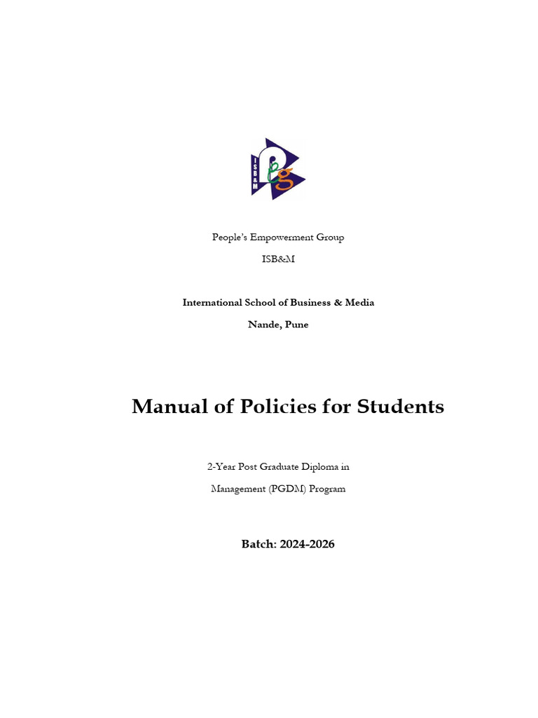 Internship Norms Annex G of Student Manual-Batch 24-26 | PDF