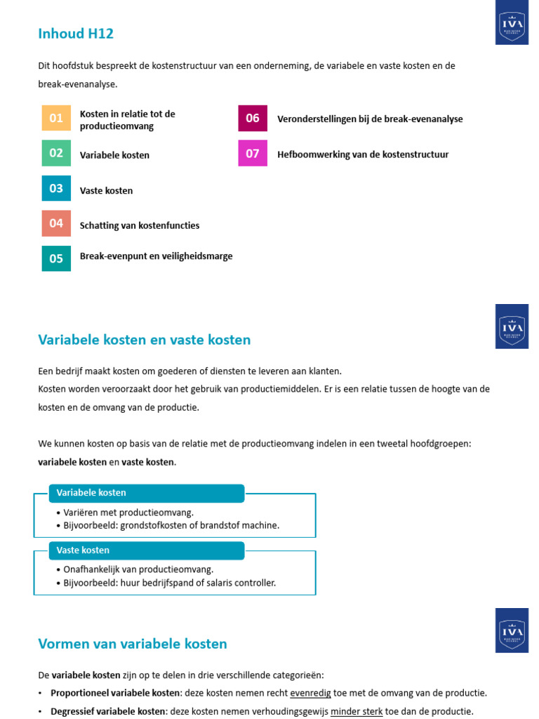 BEC Sheets en Uitwerkingen H12 | PDF