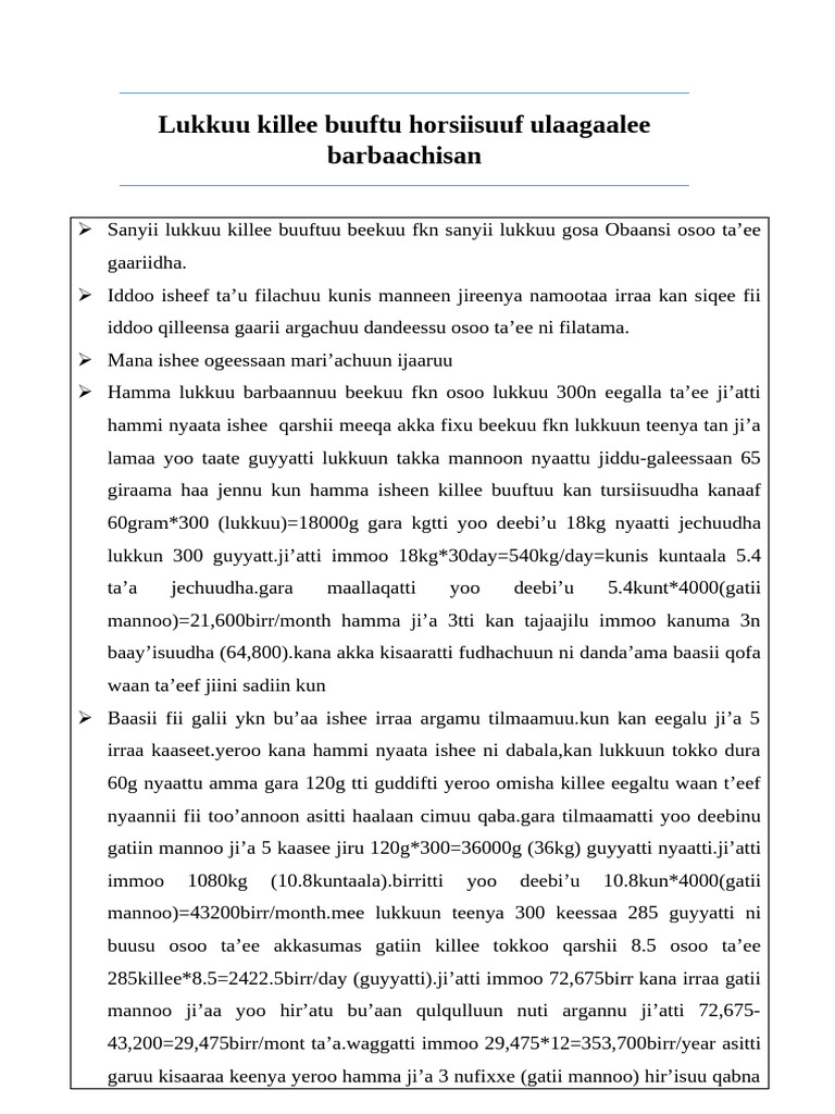 Horsiisa Lukkuu | PDF