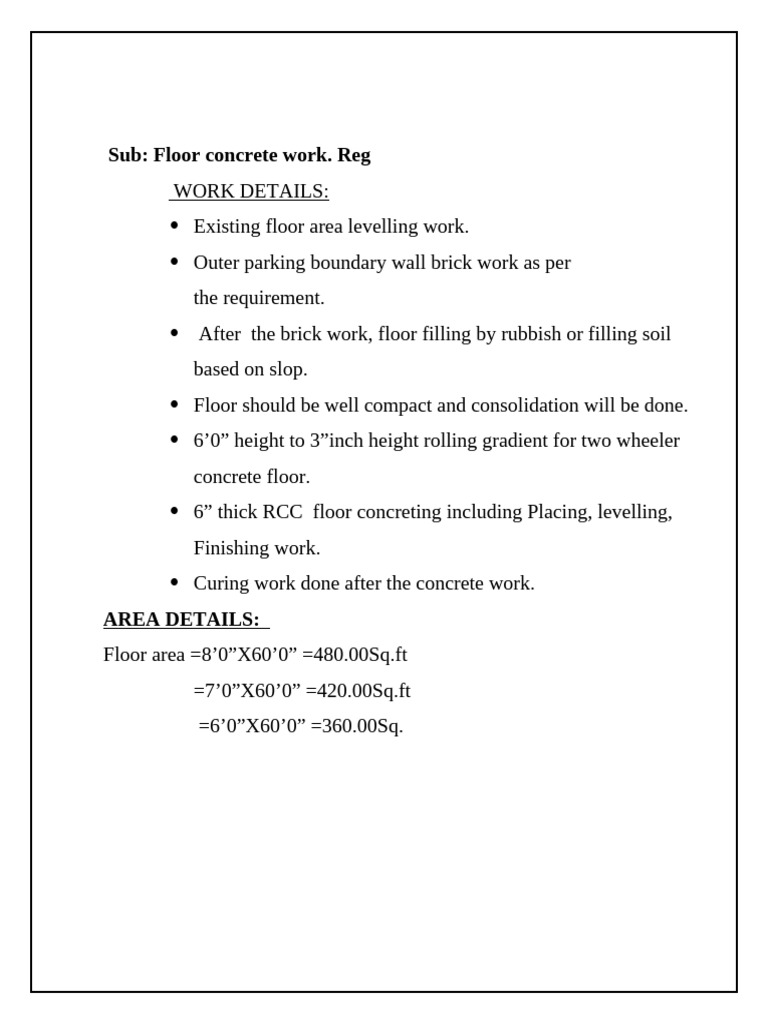 Construction Work | PDF