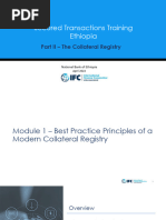 Training Manual On Movable Collateral Registry | PDF | Credit | Finance ...