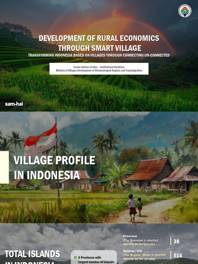 Smart Village Development in Indonesia | PDF | Climate Resilience ...