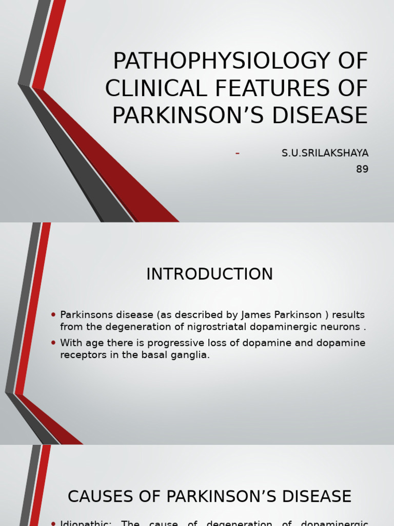 Parkinson's Disease Pathophysiology Overview | PDF | Basal Ganglia ...