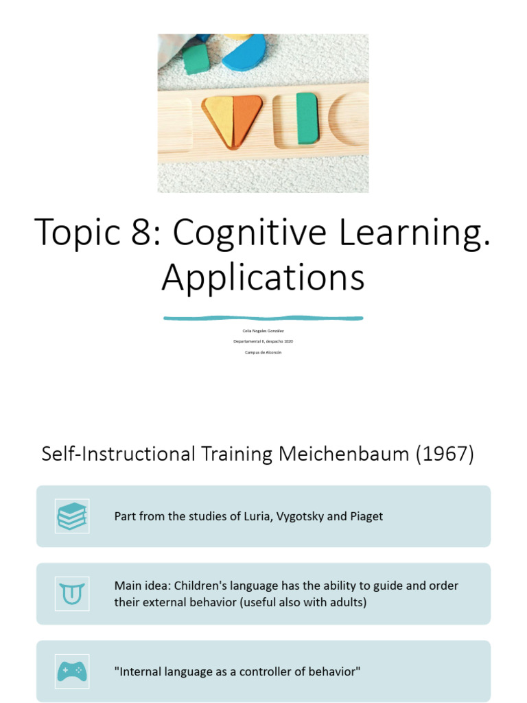 Cognitive Learning: Self-Instruction Techniques | PDF | Reinforcement ...