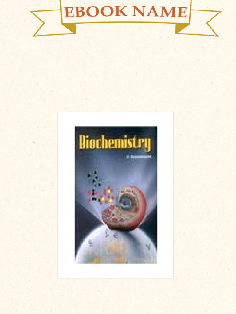 Biochemistry 3rd Edition Dr. U Satyanarayana Download | PDF ...