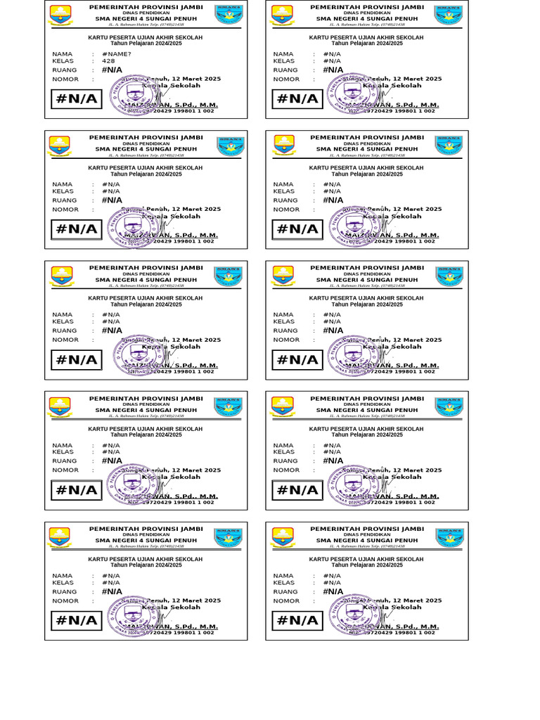 02 Nama-Nomor-Ruang-Label | PDF