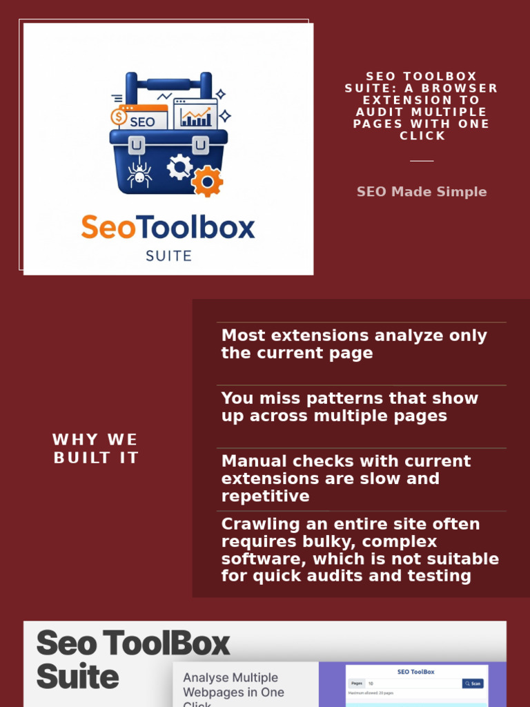 SEO Toolbox Suite | PDF | Search Engine Optimization | Information Science
