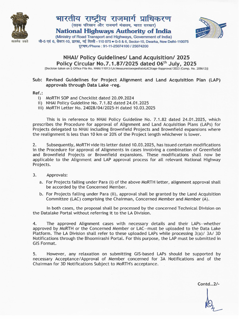 Policy Circular No. 7.1.87 | PDF
