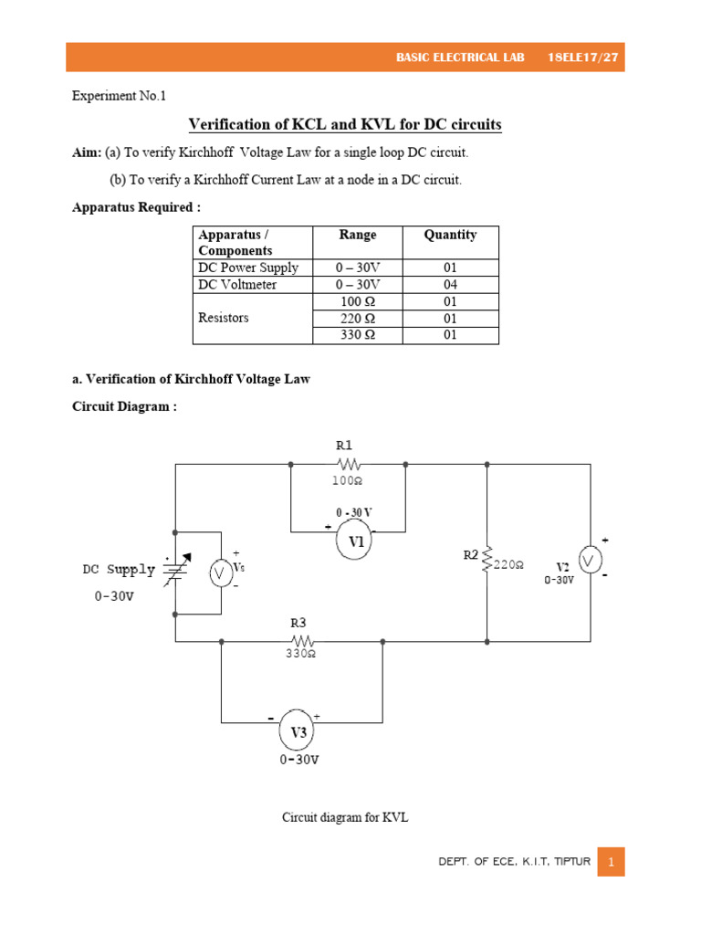 Basic Electrical Lab Experiments Guide | PDF | Voltage | Inductor