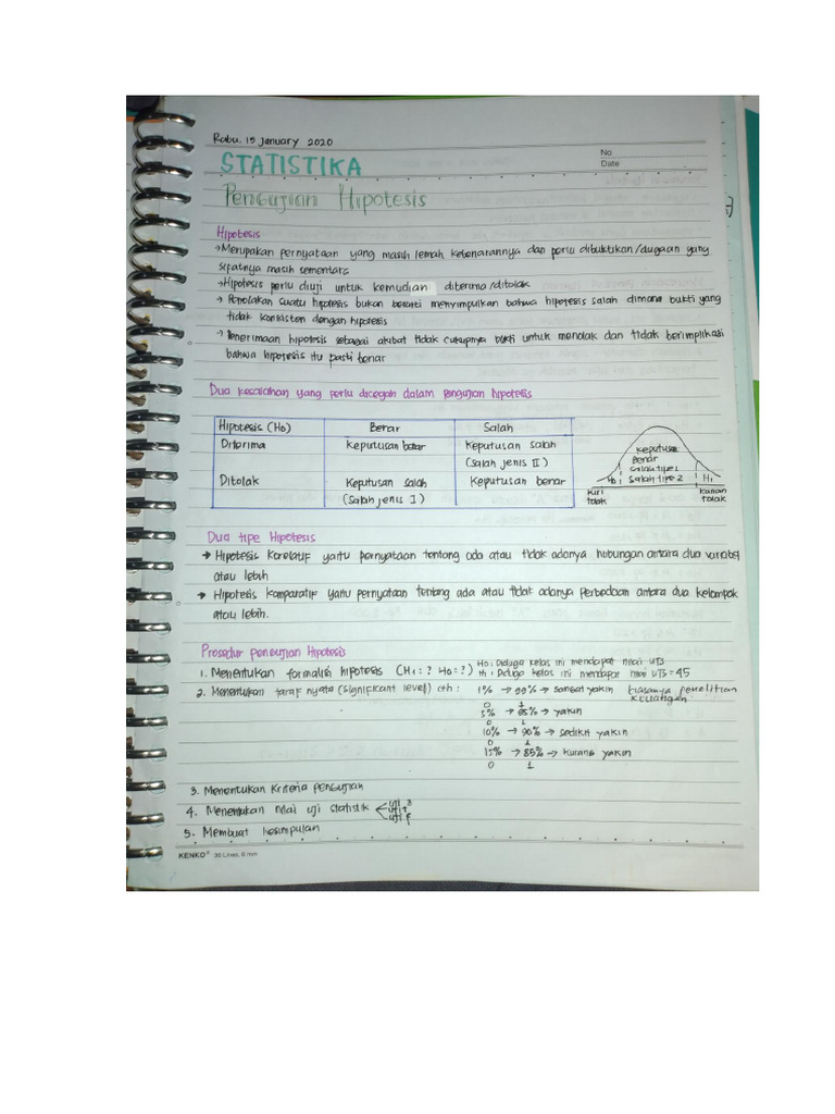 CTT Statistik Week 1 Dan 2 | PDF